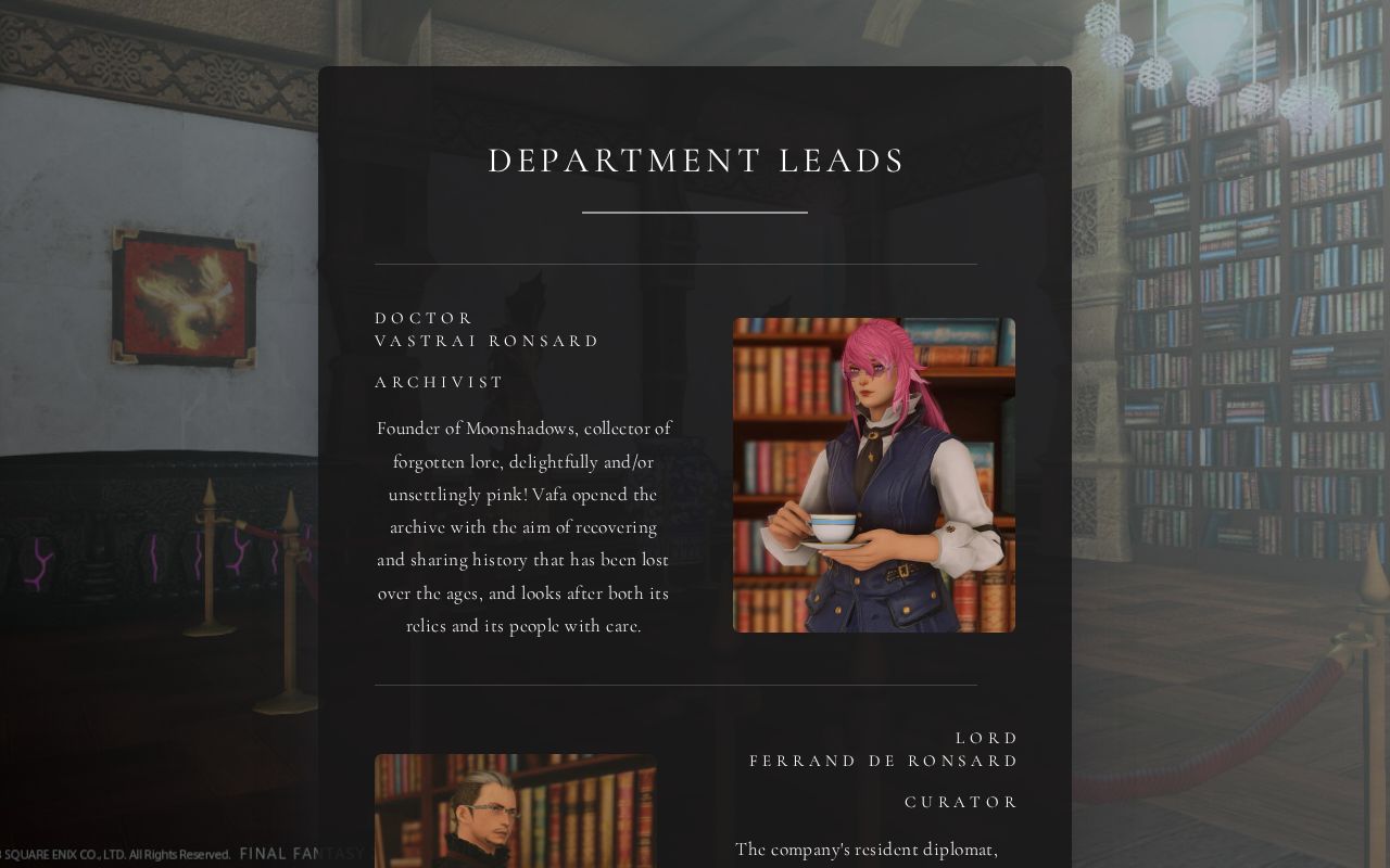 The Moonshadows Archive